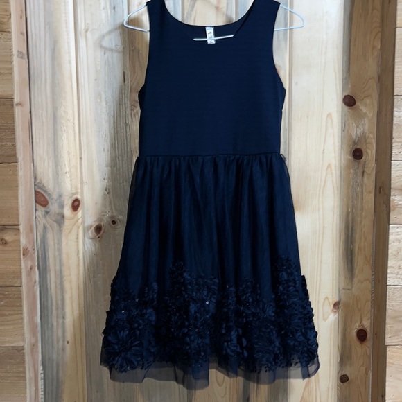 Beautees | Dresses | Girls Navy Blue Formal Dress Sz 4 | Poshmark